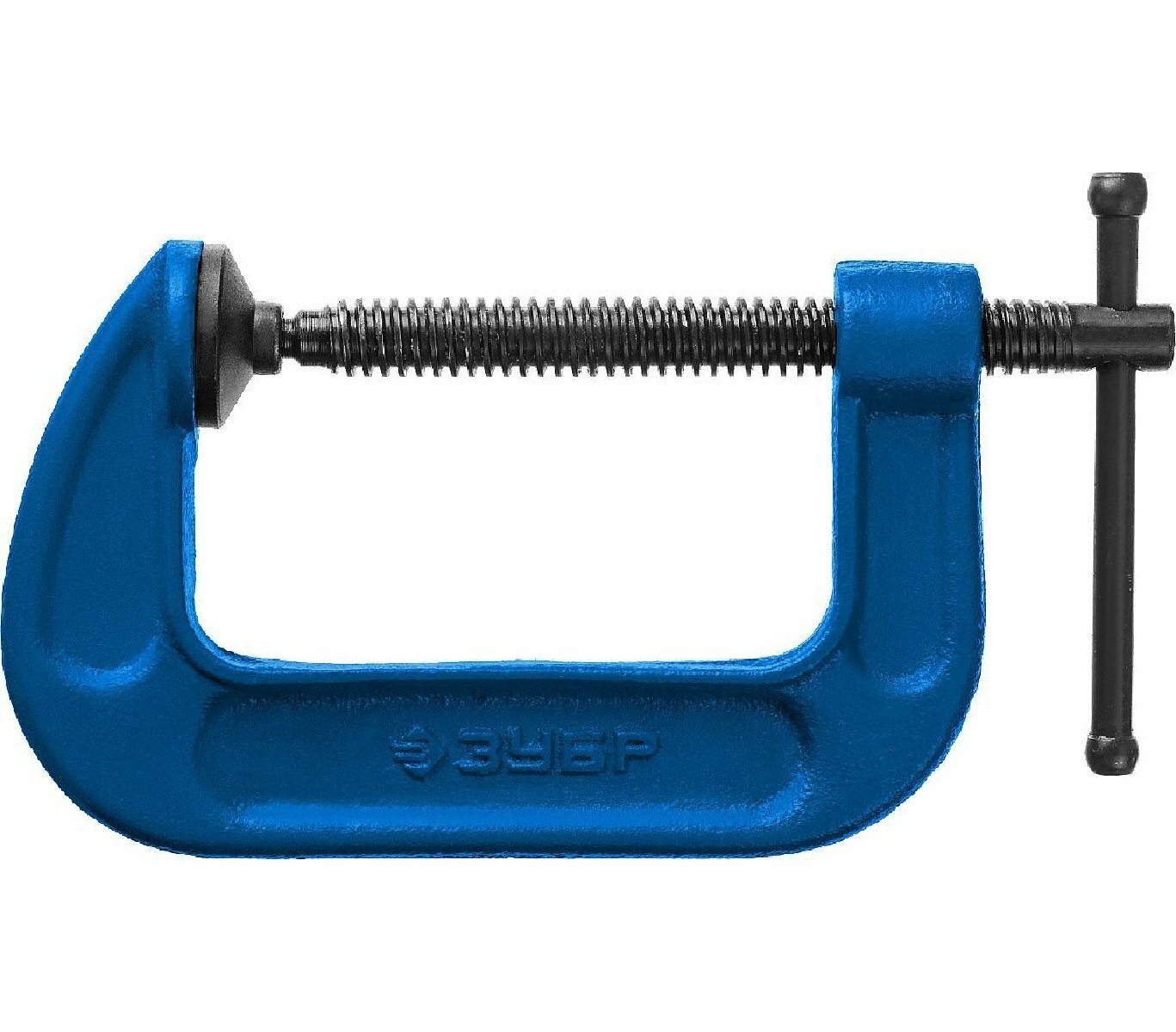 Струбцина ЗУБР G тип чугун захват 75 мм