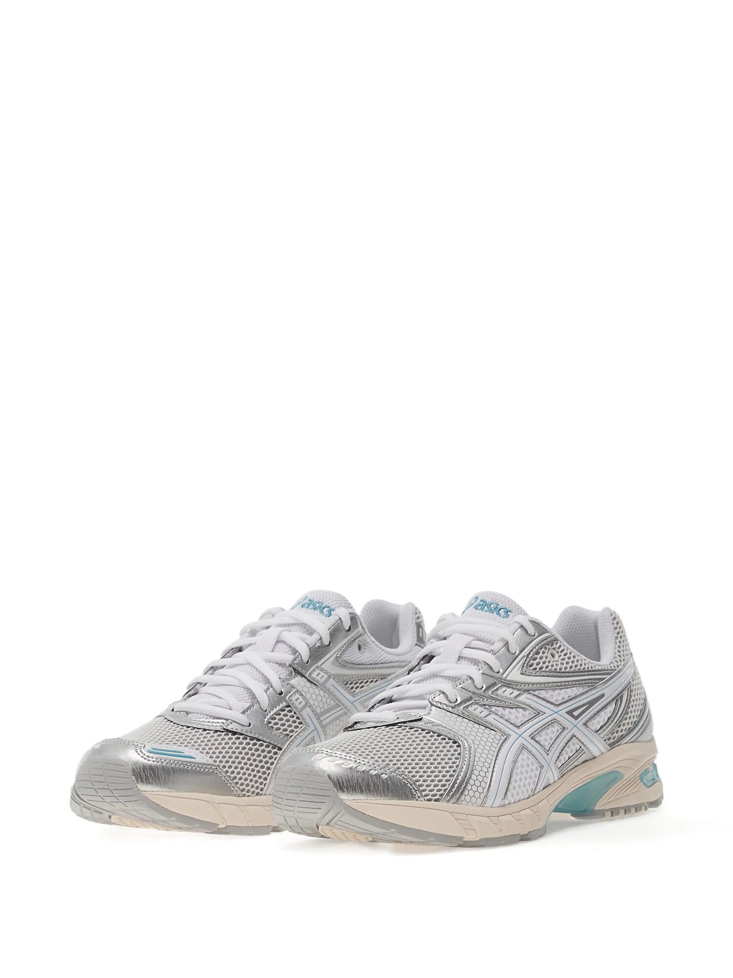 Кроссовки ASICS Gel-DS Trainer 14, размер 7 US, серебристый/красный — фото 1