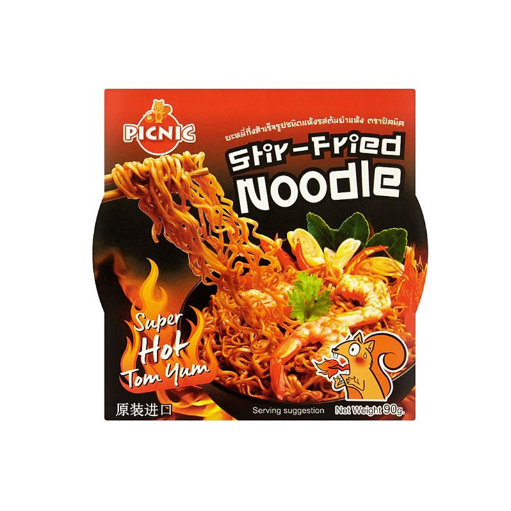 Лапша быстрого приготовления Picnic острый Том Ям 90 г, Таиланд