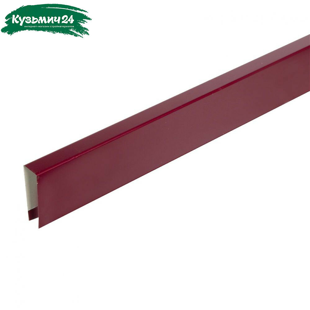 Планка заборная S-12 мм L-2 м вишня, 2 шт