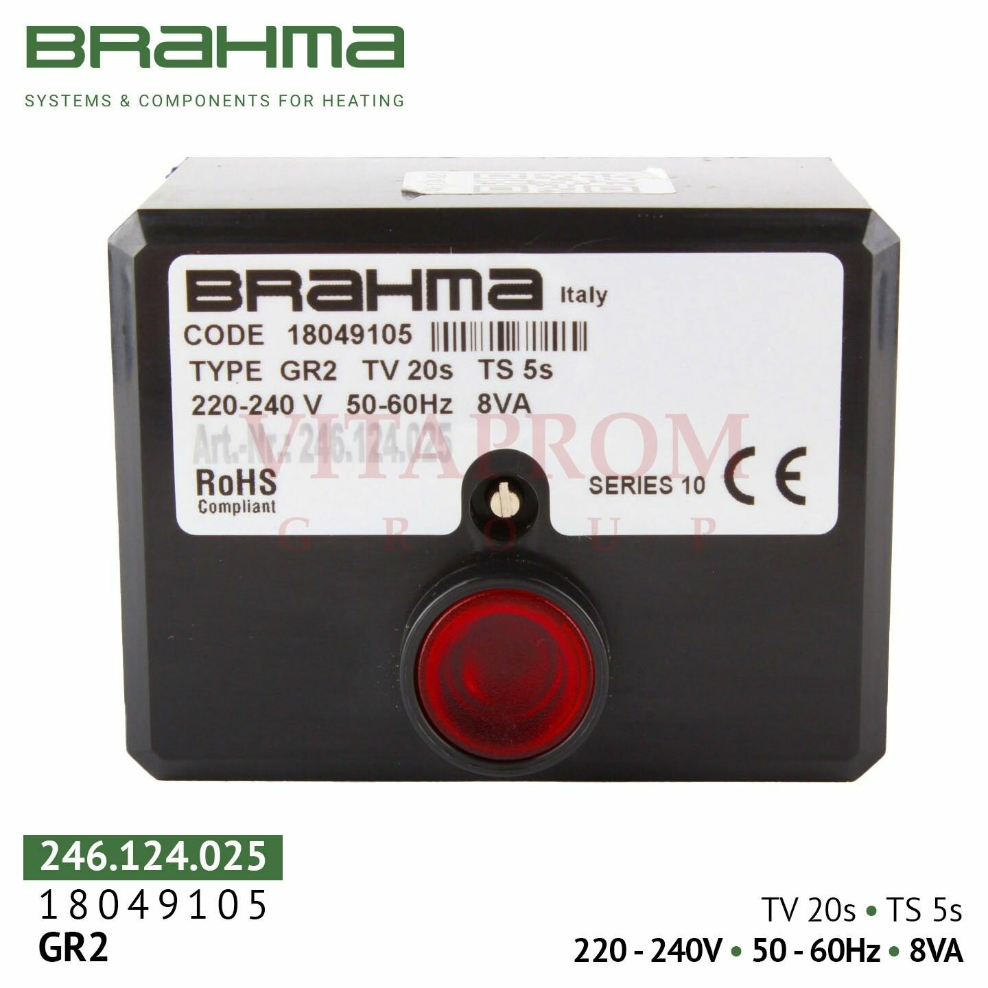 Блок управления горением Brahma GR2, 18049105