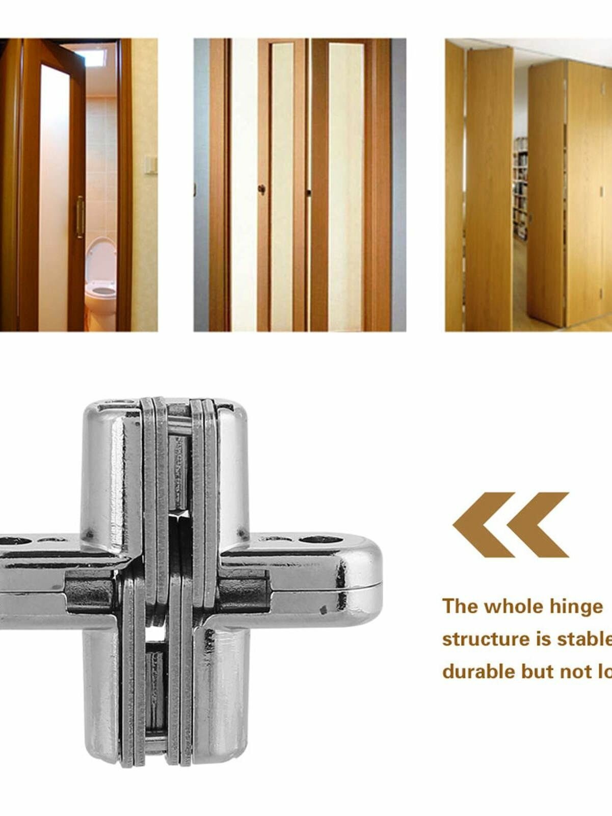 1 шт. складная дверная невидимая петля (небольшой размер)