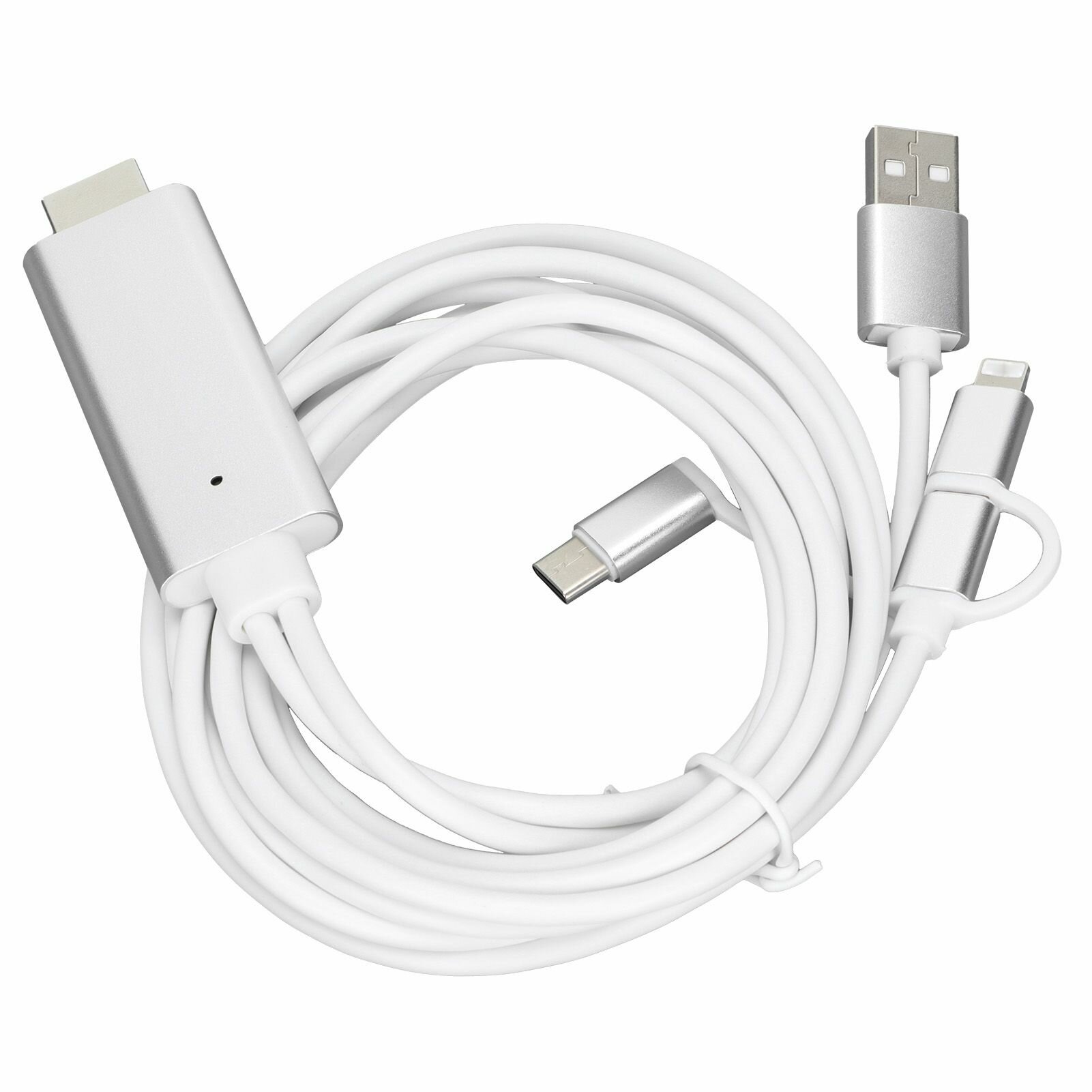 Кабель-адаптер 3-в-1 HDMI, 1080P, не требует драйверов