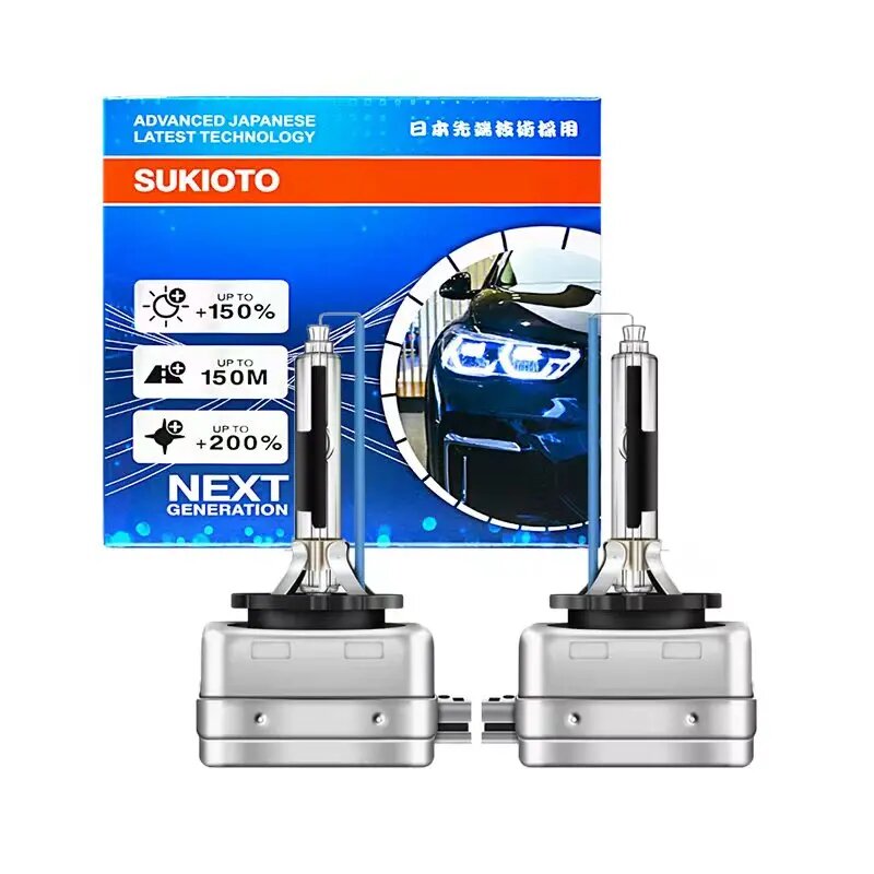 2 шт. Подлинная SUKIOTO JAPAN 12 В 35 Вт D1S HID лампа ксеноновая фара D1S D3S D1R D3R HID ксеноновая лампа D3S 4300K 6000K 8000K 5000K