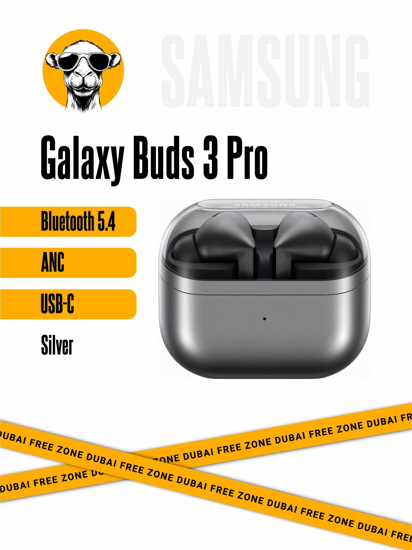 Беспроводные наушники Samsung Galaxy Buds 3 Pro Silver/Серебристый