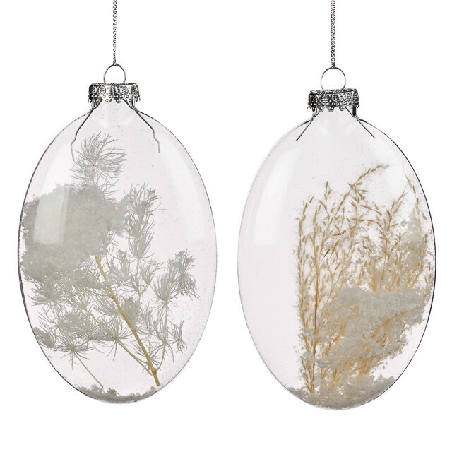 Декоративные пасхальные яйца - Piante Secche 10 см, 2 шт, Goodwill, P28468-набор