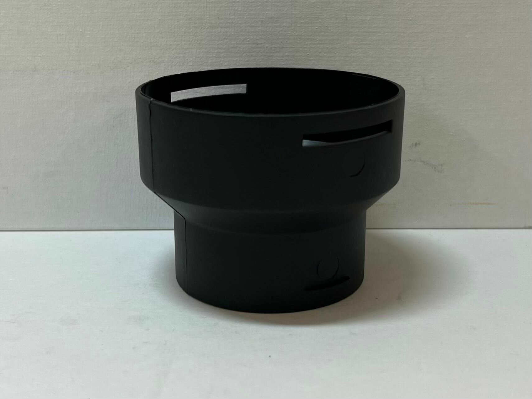 75 - 60 мм / Переходник, патрубок (с 75 на 60) переходной, для воздуховодов D 75/60 мм, крепление 75 мм (1 шт.), арт: 9517-К