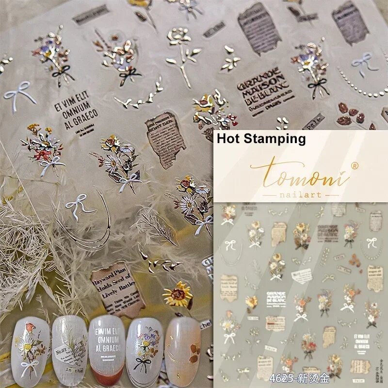 Hot Stamping Tomoni Nail Art TO4625XTJ