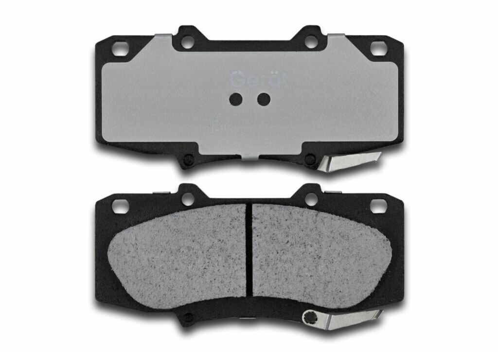 Тормозные колодки Gerat BPF285PG (передние) Low-metallic TOYOTA FORTUNER, HILUX