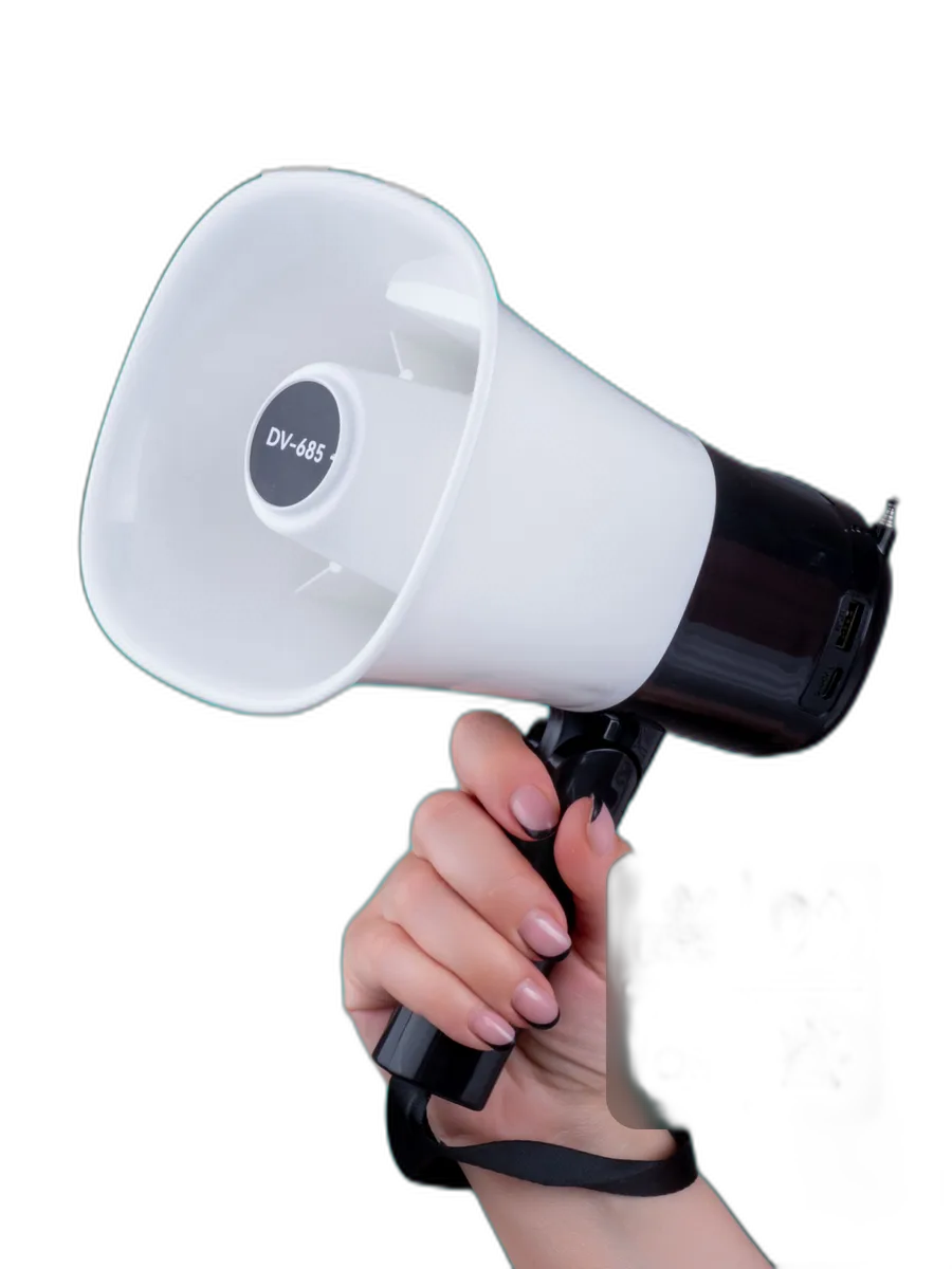 Громкоговоритель экскурсионный мегафон рупор