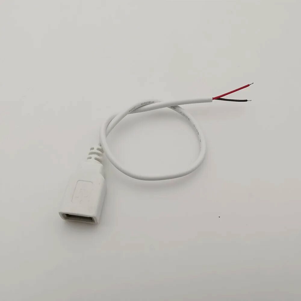 USB кабель для пайки 0.3м/1м/2м 0.3M, USB Female 2Pin