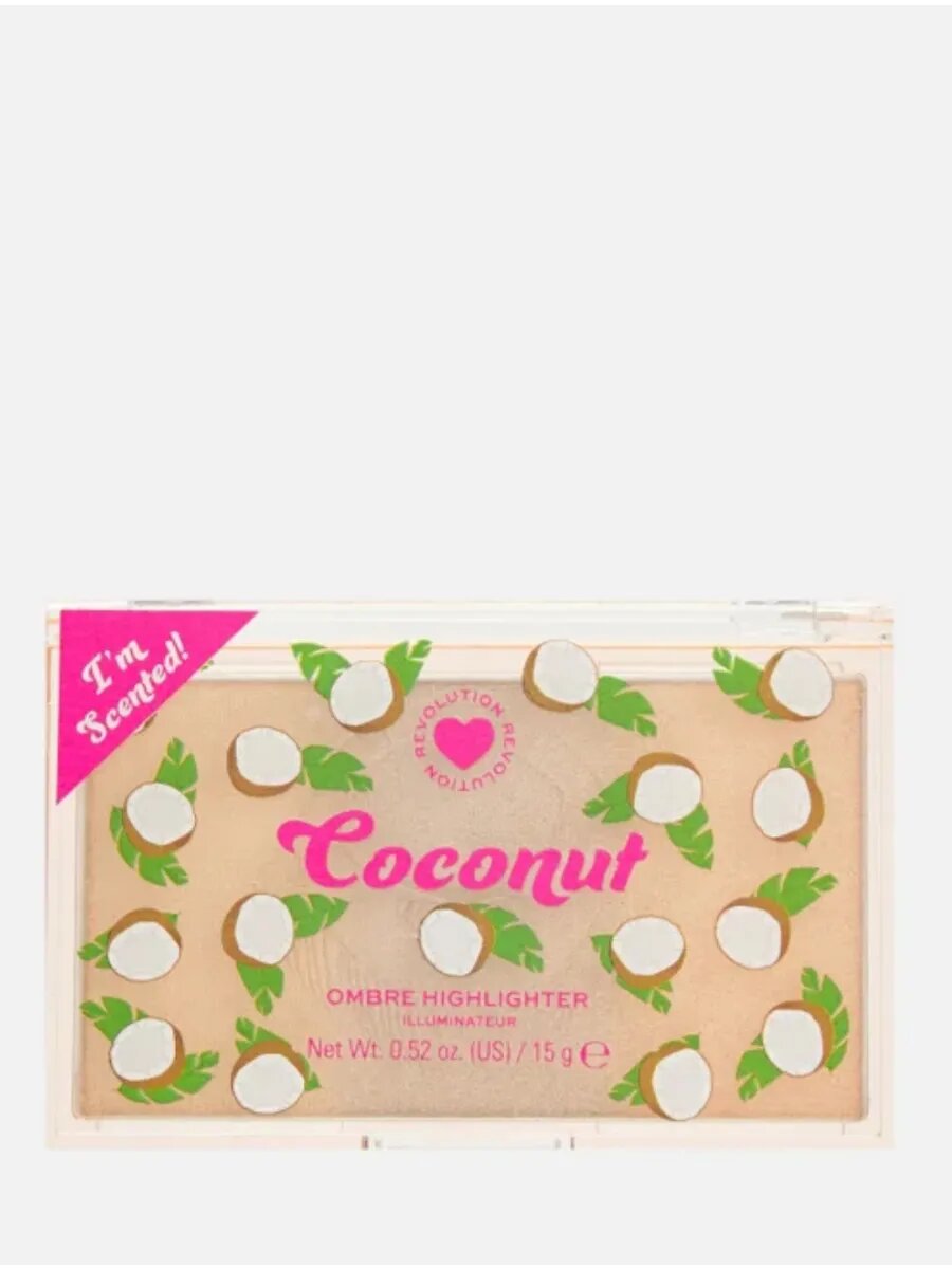 Хайлайтер для лица I HEART REVOLUTION ombre highlighter Coconut