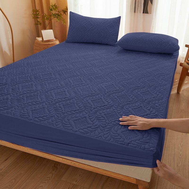 Наматрасник 100x200х30см коричневый