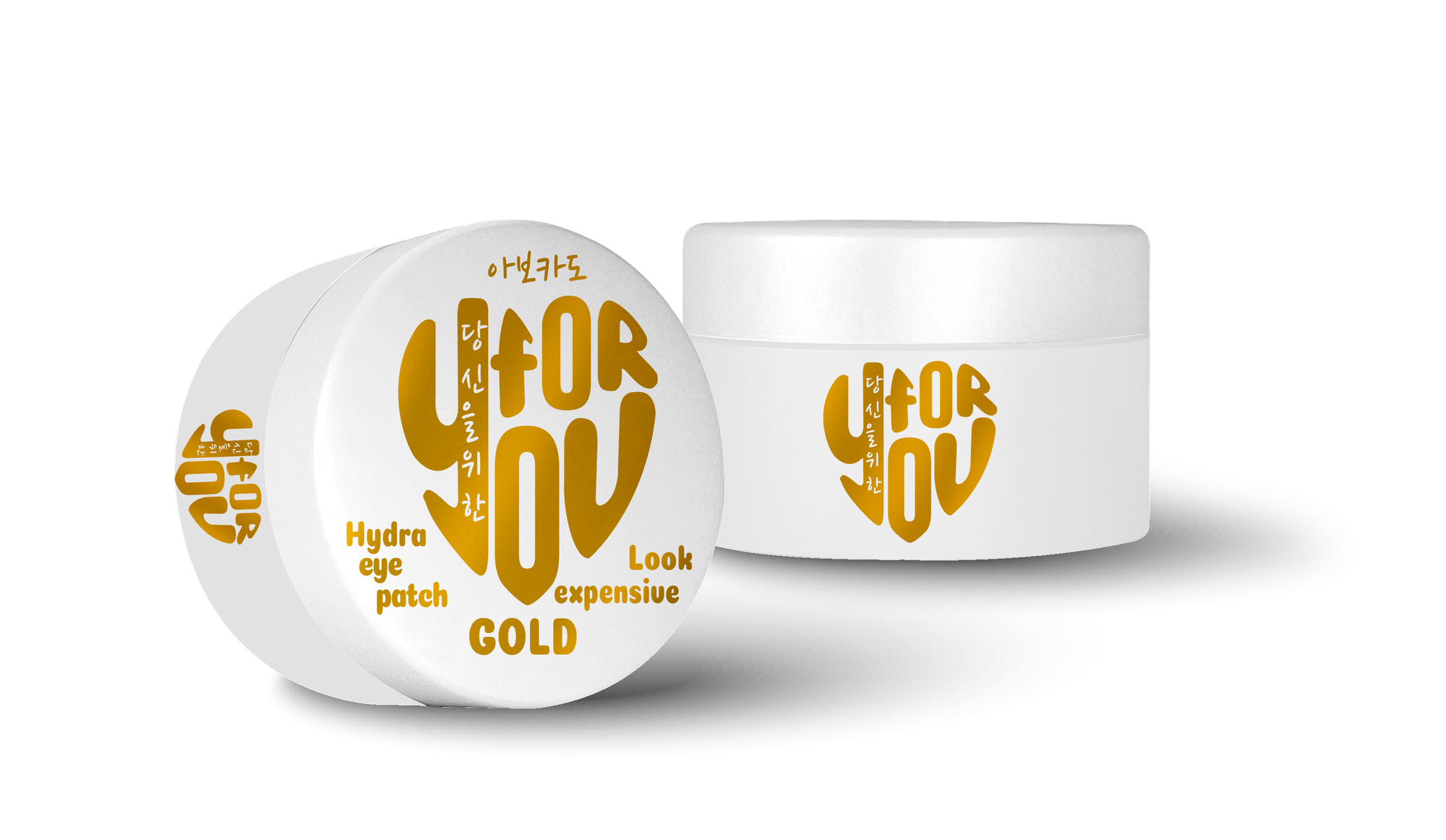 Патчи гидрогелевые For you с частицами золота 80шт