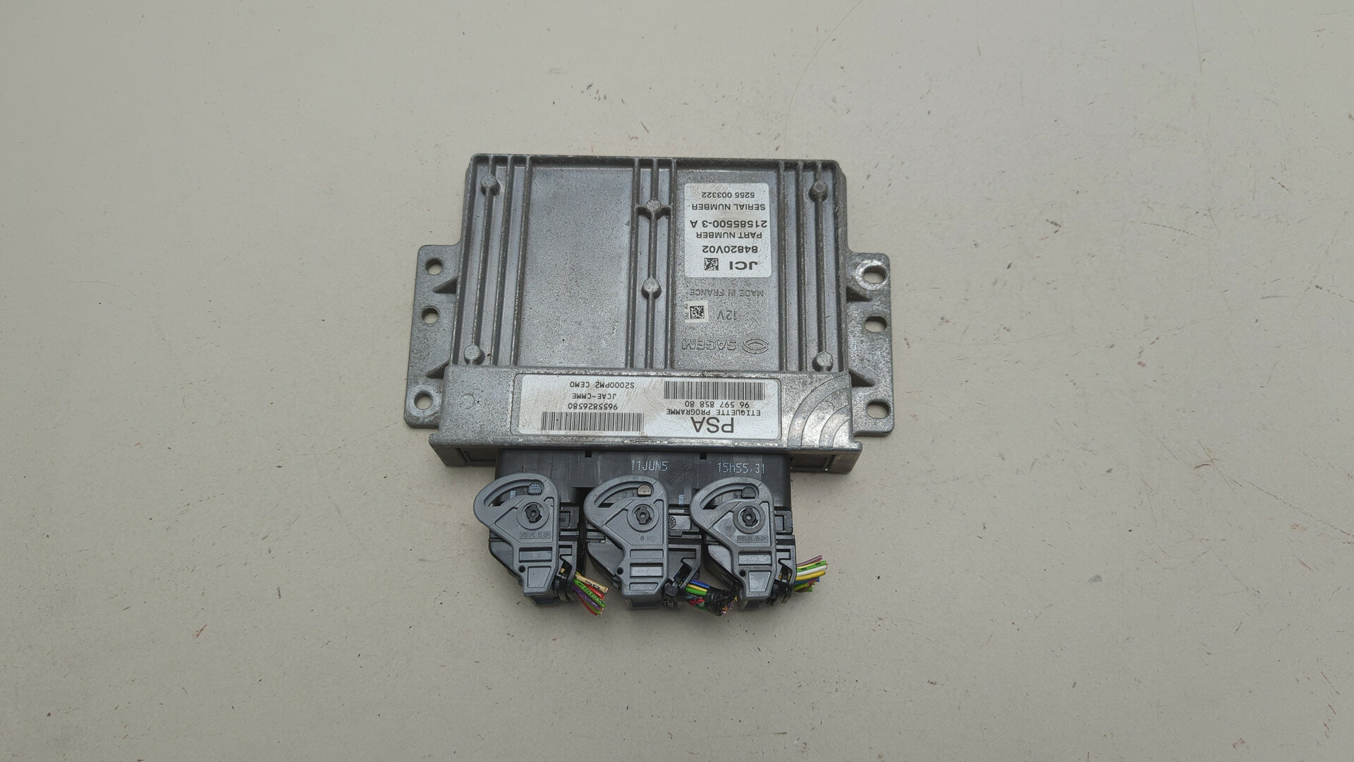 Блок управления двигателем Citroen Xsara-Picasso Б/У