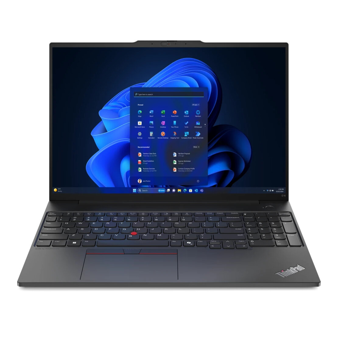 Ноутбук Lenovo ThinkPad E16 G2 16"WUXGA/Ryzen 7 7735U/32GB/SSD 512GB/Radeon 680M/noOS/черный