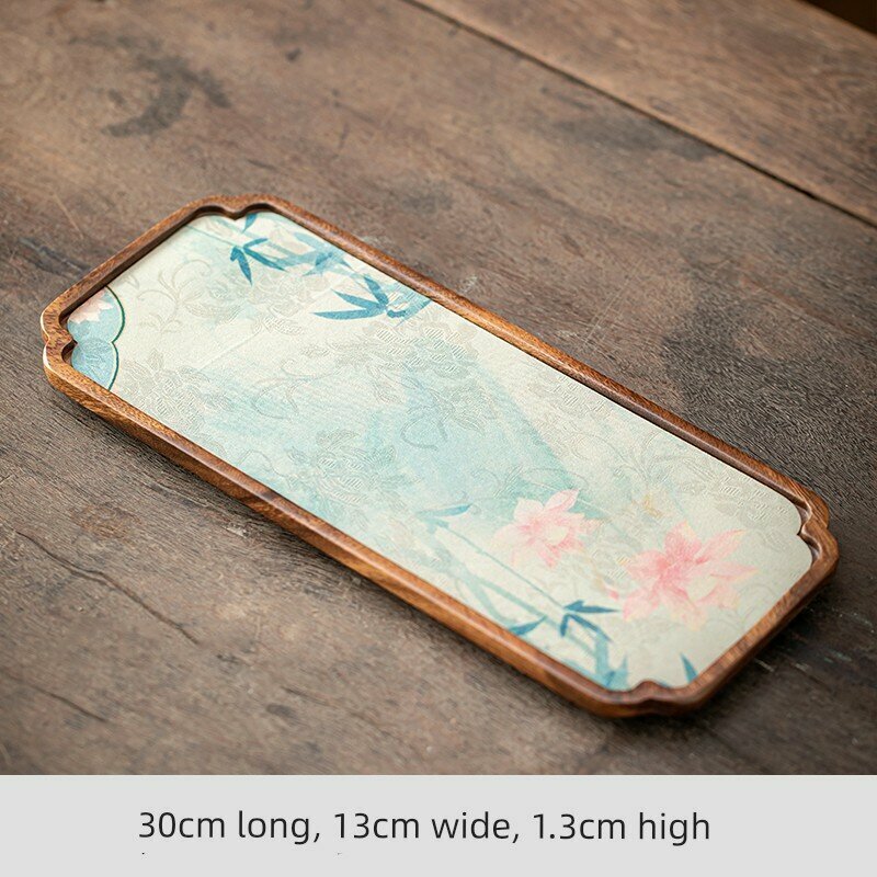 Новый поднос для чая в китайском стиле, поднос для сухого заваривания, новый бытовой поднос, деревянный чайный столик,