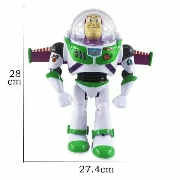 (новинка) 28 см История игрушек 4 (Toy Story 4) Buzz Lightyear Базз Лайтер со светом и звуком