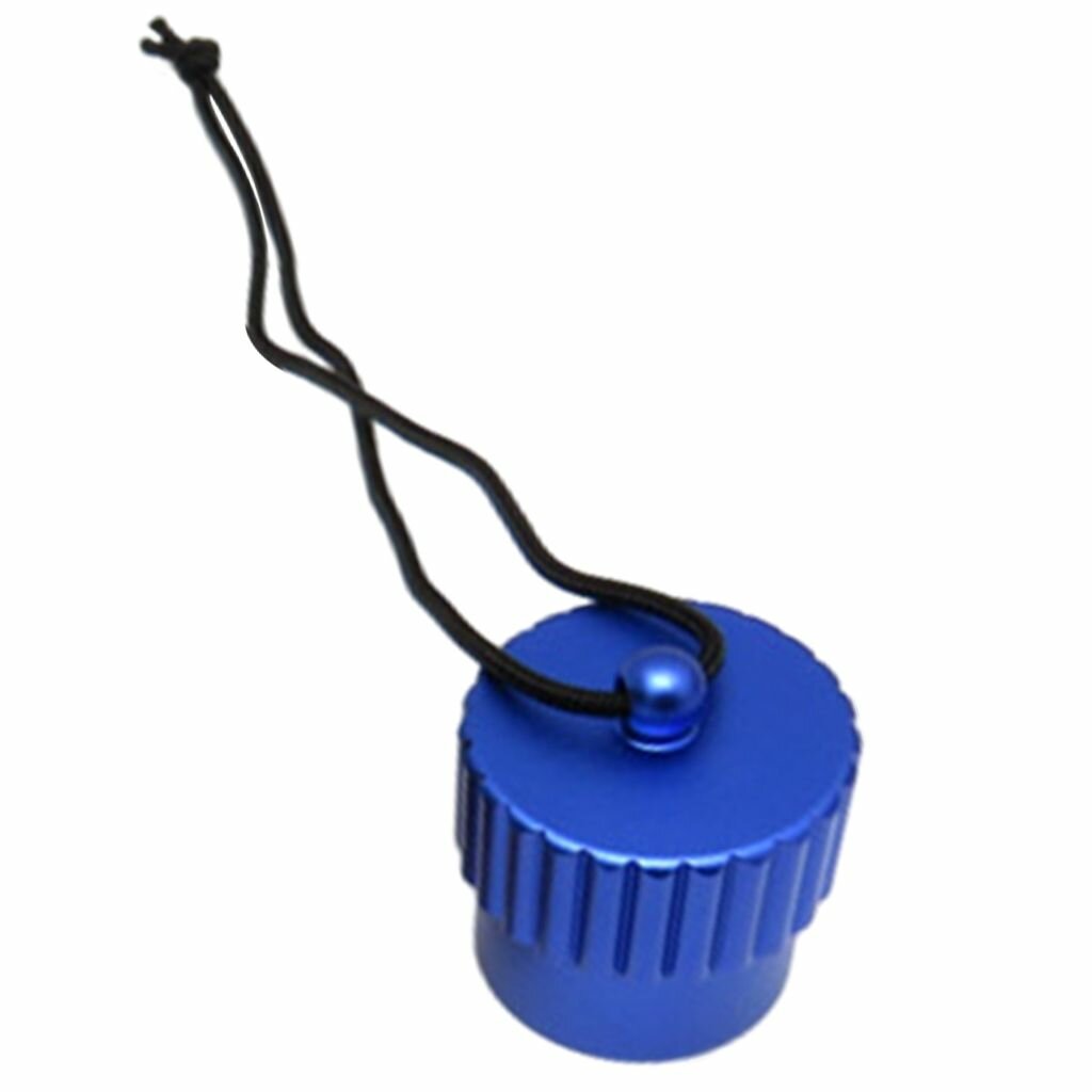 Алюминиевые подводные акваланги для дайвинга, регулятор DIN, клапаны бака с резьбой, защитная заглушка от пыли, сменные колпачки