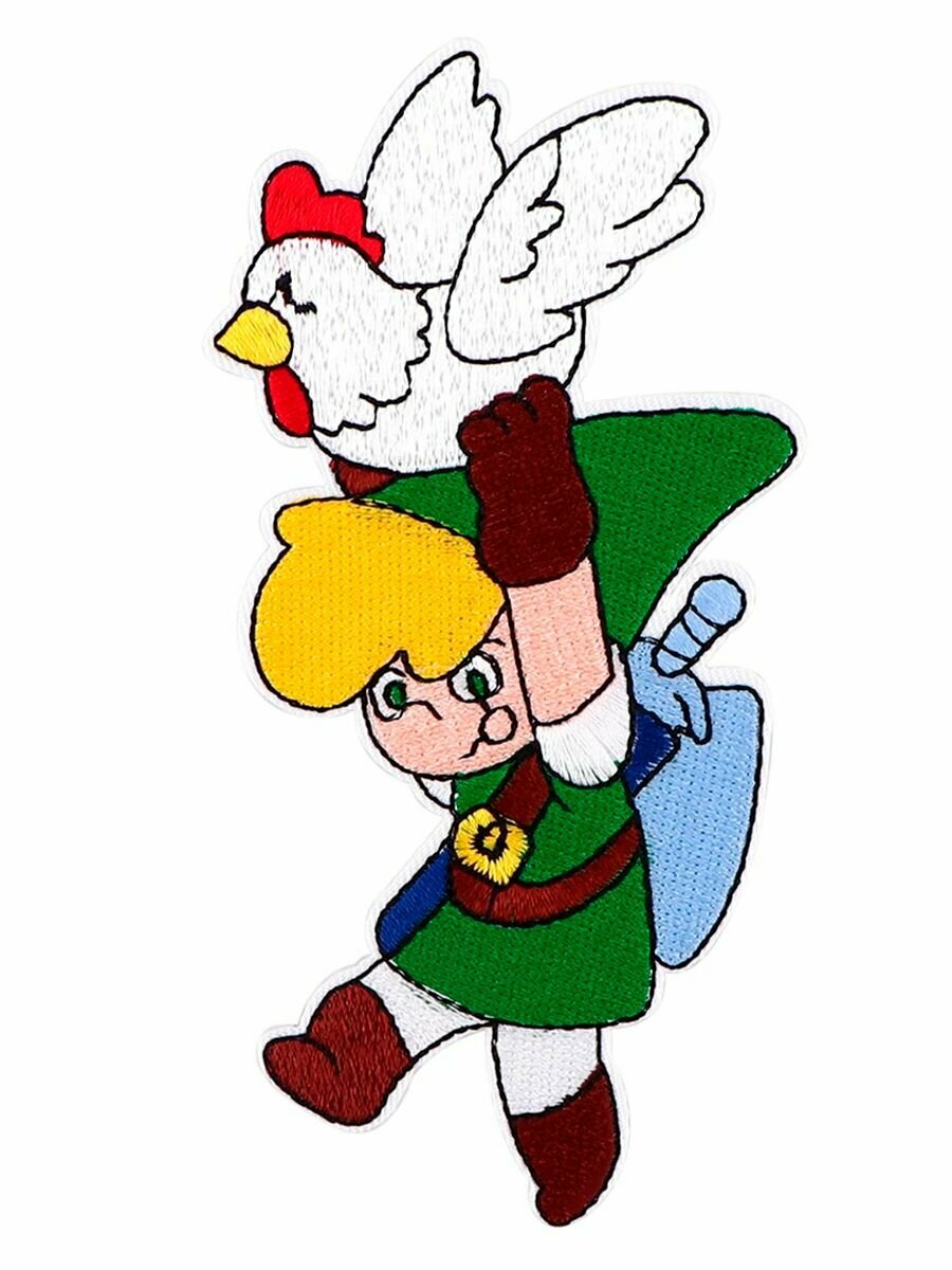 Нашивка термоаппликация Линк из игры Зельда The Legend of Zelda