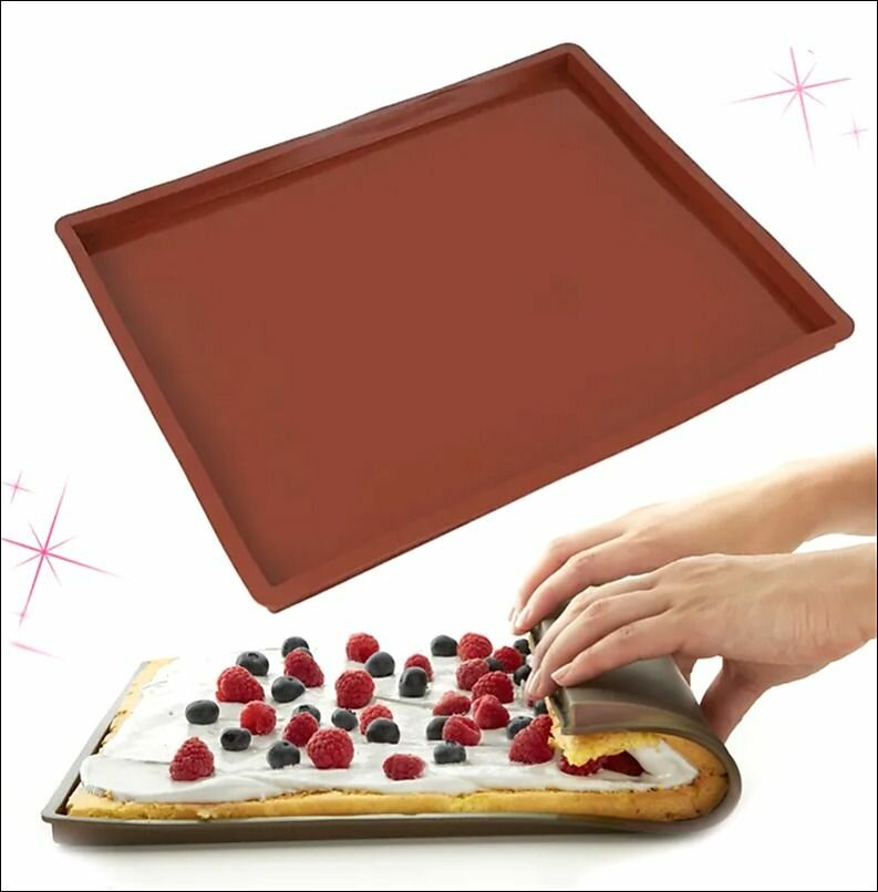 Коврик для приготовления, 0.30м х 25 см, 1 шт