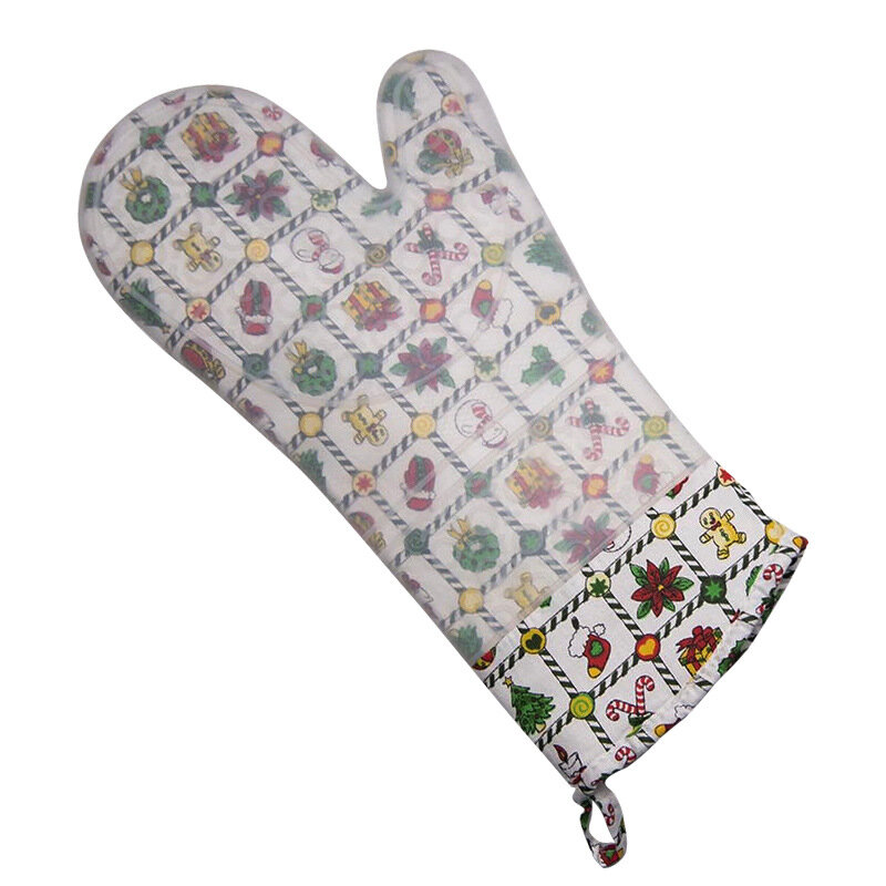 Рождественский подарок Nine Likes, бытовые термостойкие Многослойные теплоизоляционные перчатки, силиконовые