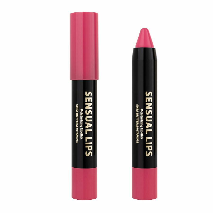 Лэтуаль Увлажняющая помада-стик для губ с маслом Ши и витамином E SENSUAL LIPS, № 107, 3.5 г
