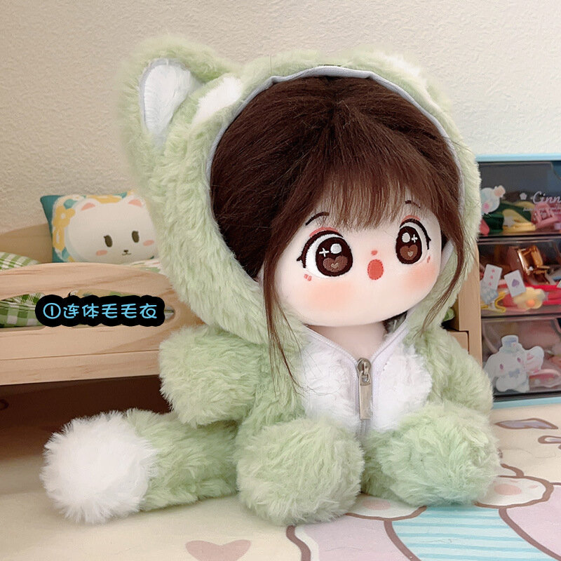 20 см хлопковая кукла девочка с каркасом, одежда для куклы, обнаженная кукла, игрушка для переодевания, подарок, в наличии