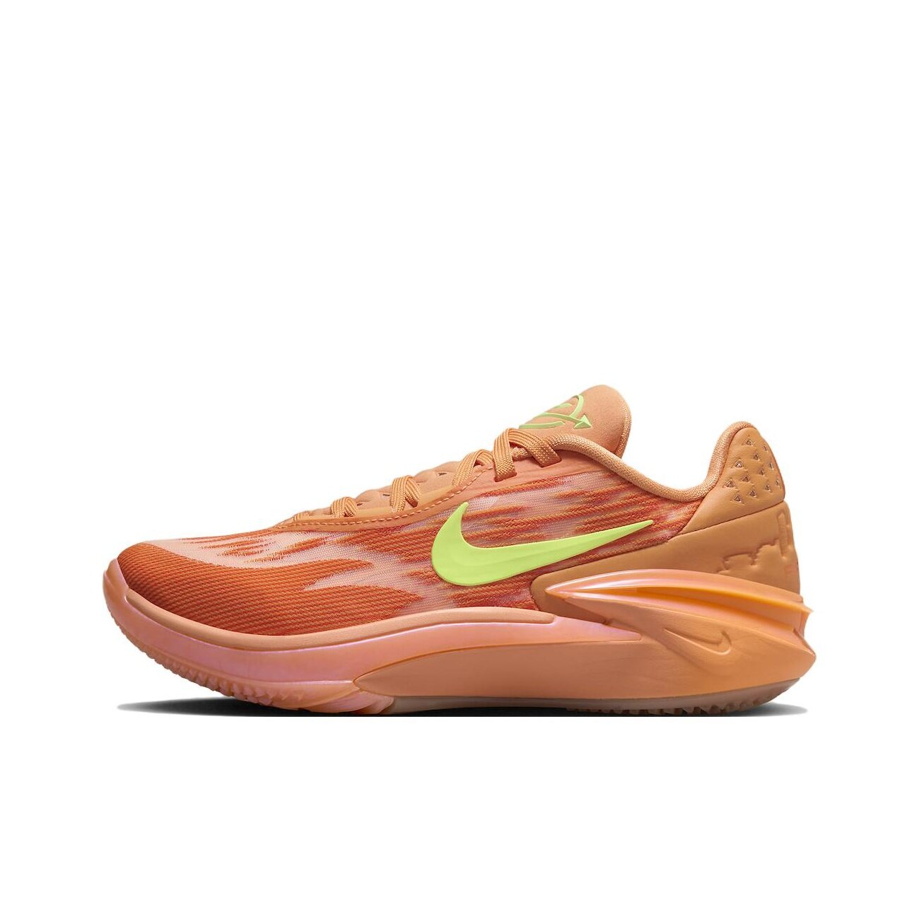 Кеды NIKE Air Zoom G.T. Cut 2, размер EU 40 стопа (25.5CM), оранжевый — фото 1