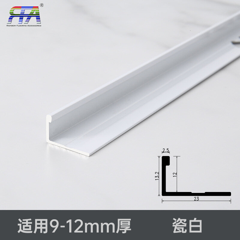 Алюминиевый уголок для плитки, кромка для деревянного пола, каменная кромка, угловая кромка, уплотнительная лента, плинтус