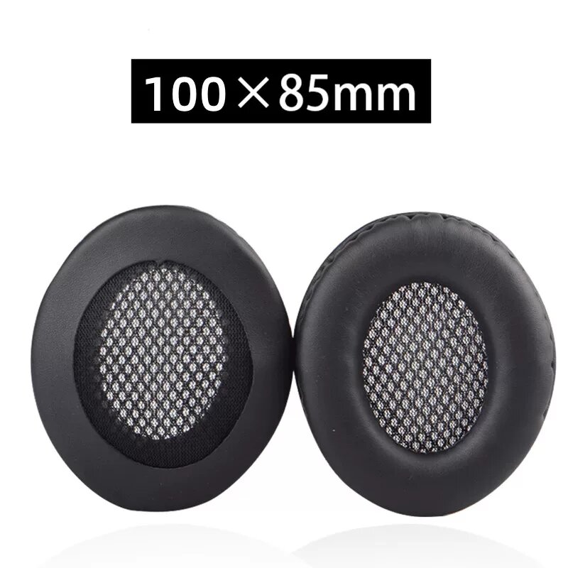 Овальный чехол для наушников, наушники на голову, кожаный чехол, чехол из губки, хлопковый чехол для ушей, гарнитура,