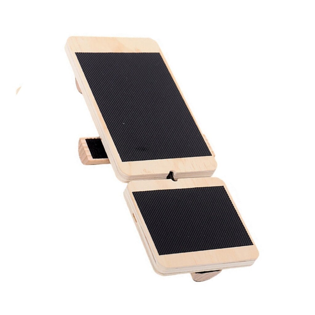 Stability Flexibility Trainer Designed Balance Board For Feet Ankle Wood Build Promotes Cores Coordination Home Gym Use