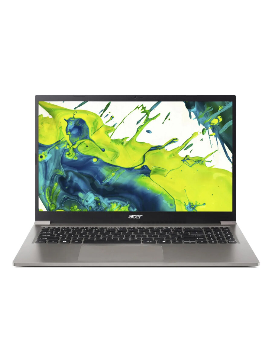 Ноутбук 15.6" IPS FHD Acer Aspire AL15-33P-C7ST silver (Intel N150/8Gb/256Gb SSD/VGA int/noOS) (NX. D2EER.001)