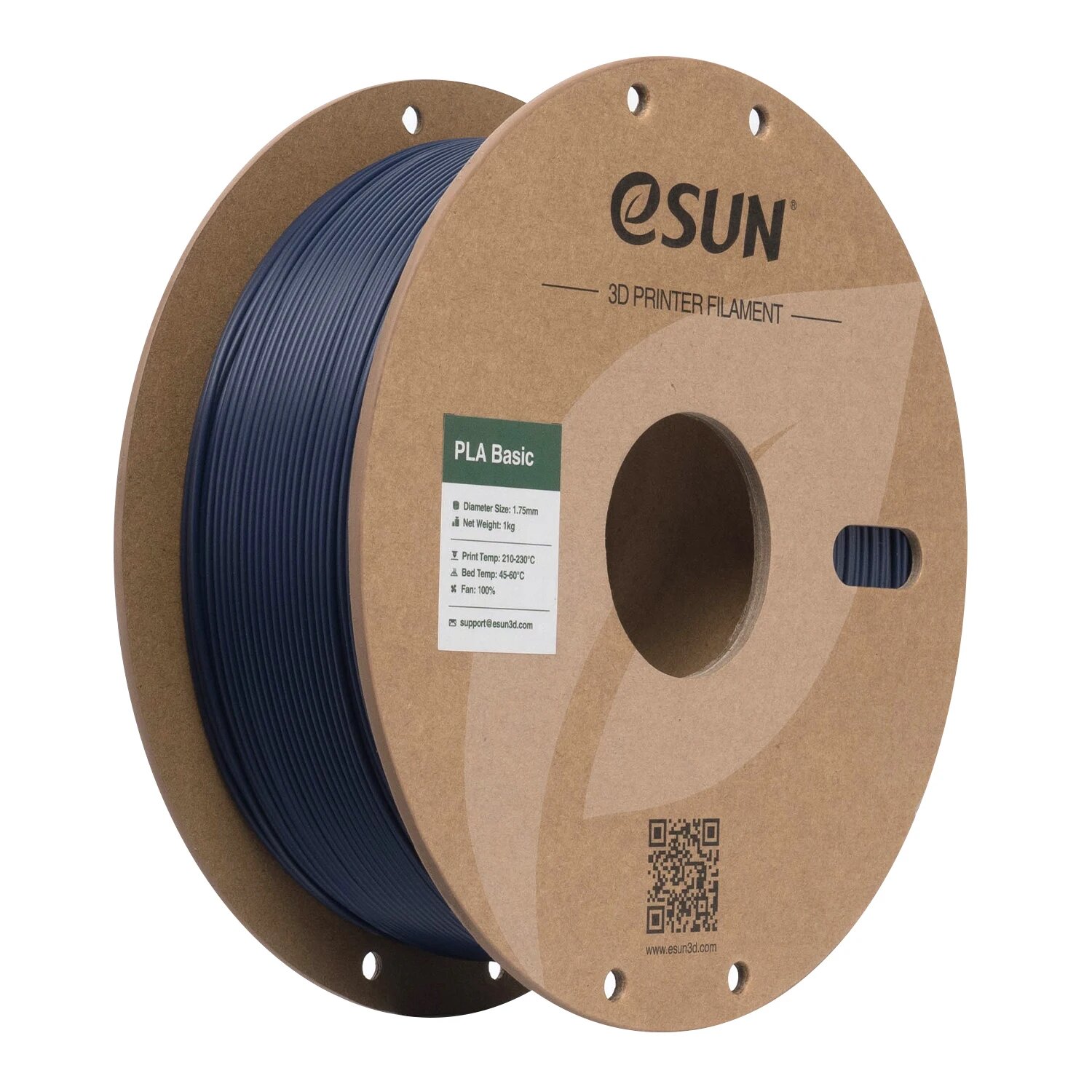 ESUN PLA Basic филамент DARK BLUE 1 кг