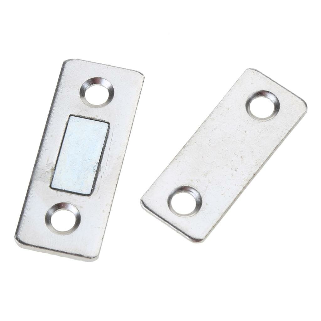 Магнитный фиксатор для дверей и ящиков, Серебро