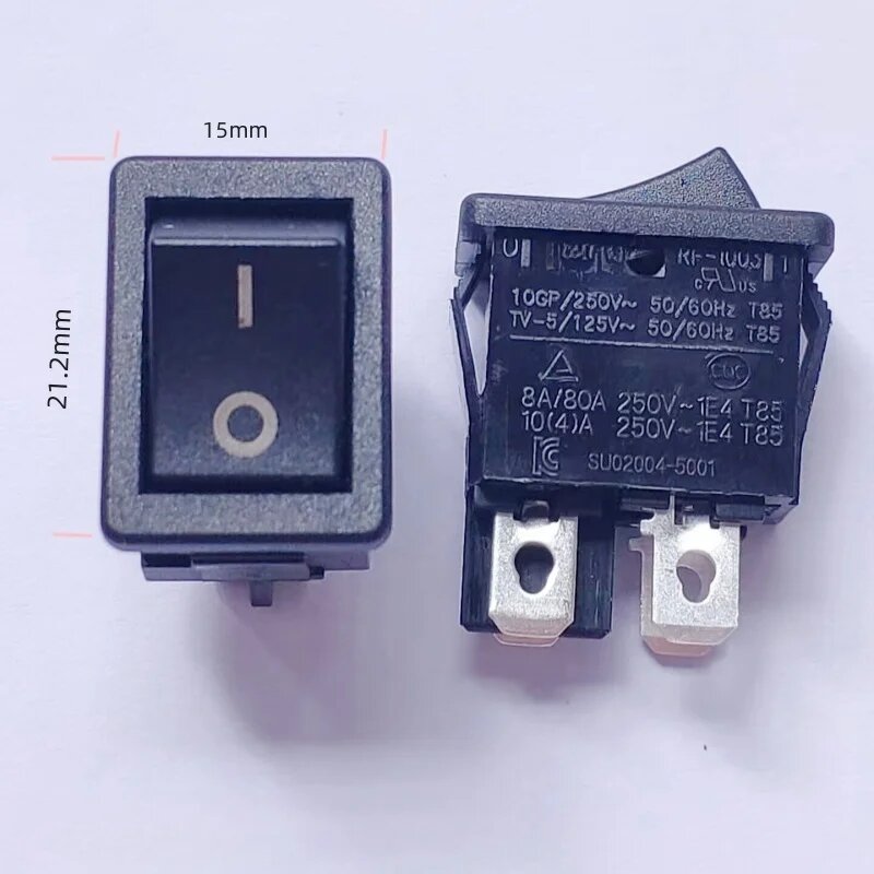 Кулисный переключатель HongJu Rf-1003 черный 1Pcs