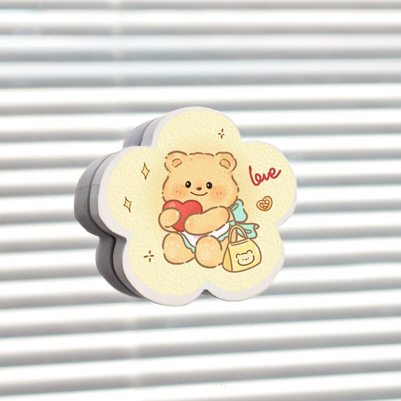 Магический инструмент для очистки зеркал с мультяшным дизайном для дома, губка для чистки смесителей в ванной, без остатков, магический очиститель для удаления накипи