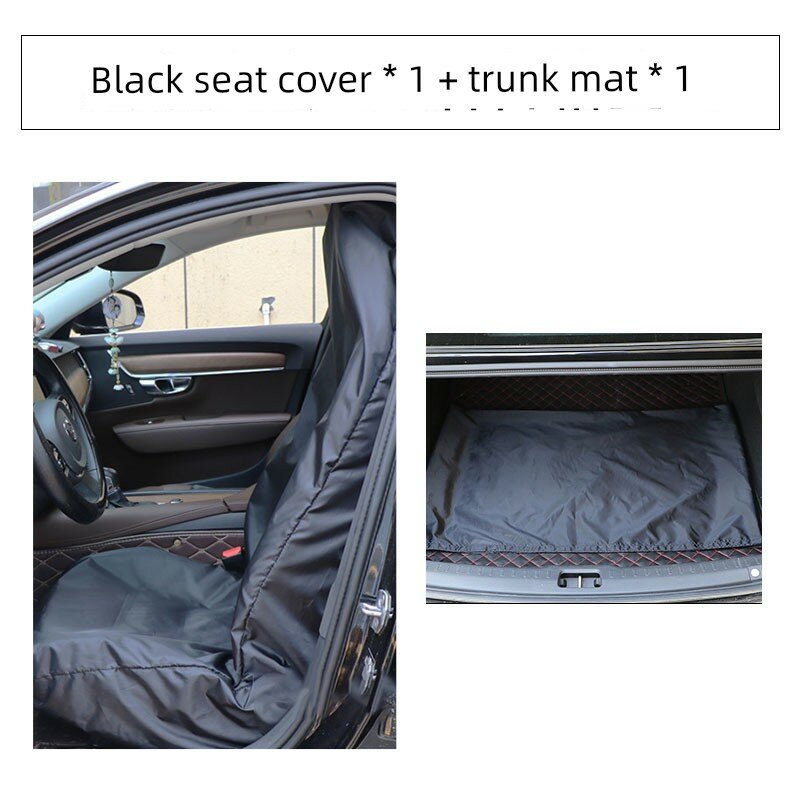 Чехол для сиденья автомобиля, одноразовый, пылезащитный, простой, для водителей, защита от грязи Чехол на сиденье +