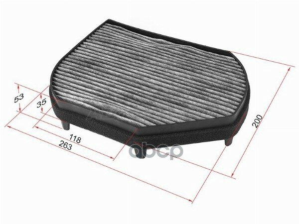 Фильтр салонный Mercedes-Benz C-Class 93-01 / E-Class 95-03 Sat арт. ST-A2108300818