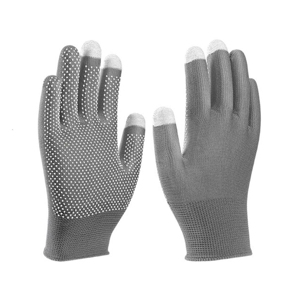Тонкие защитные перчатки с противоскользящим покрытием, Дышащая одежда для рук, сенсорный дисплей, армированный углеродным волокном, для строительства и электроники