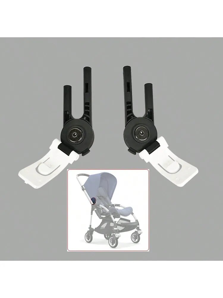 1 комплект клипов для солнцезащитного козырька для колясок Bugaboo Bee 3, Bee 5 серии, крепление для тента с правым и левым зажимом, запчасти для детских колясок-черный