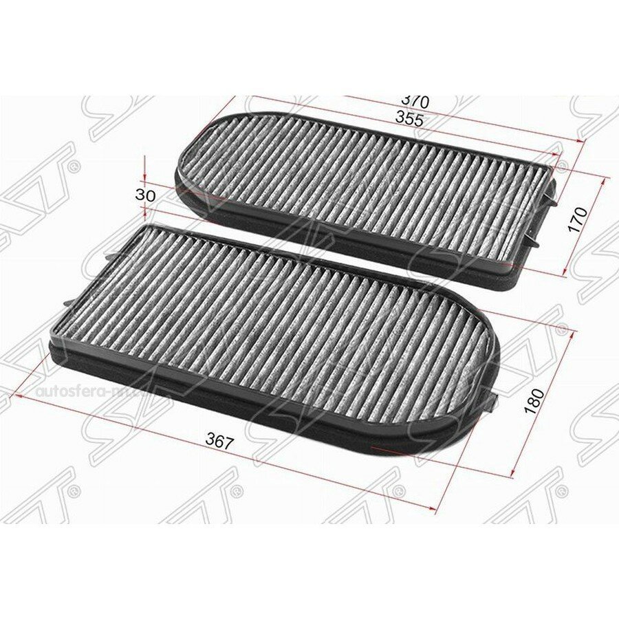 SAT ST64319070072 Фильтр салонный BMW 7-Series 94-01