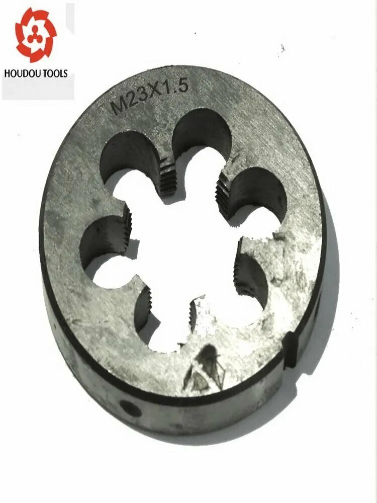 Плашка ручная, правая, М23х1,5, Сталь инструментальная 9XC, 1 штука