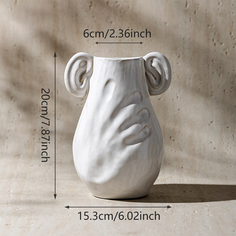 Высококачественные керамические вазы для подставок под телевизор, украшения офиса и прихожей, цветочные композиции для гостиной, искусственные цветы, предметы домашнего декора.