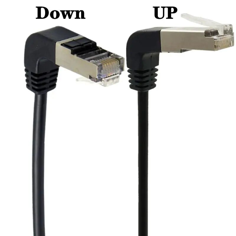 Кабель сетевой AXONUS Cat5e 2м RJ45 90° UP-Down