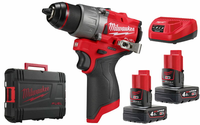 Аккумуляторный шуруповерт Milwaukee M12 FDD2-402X