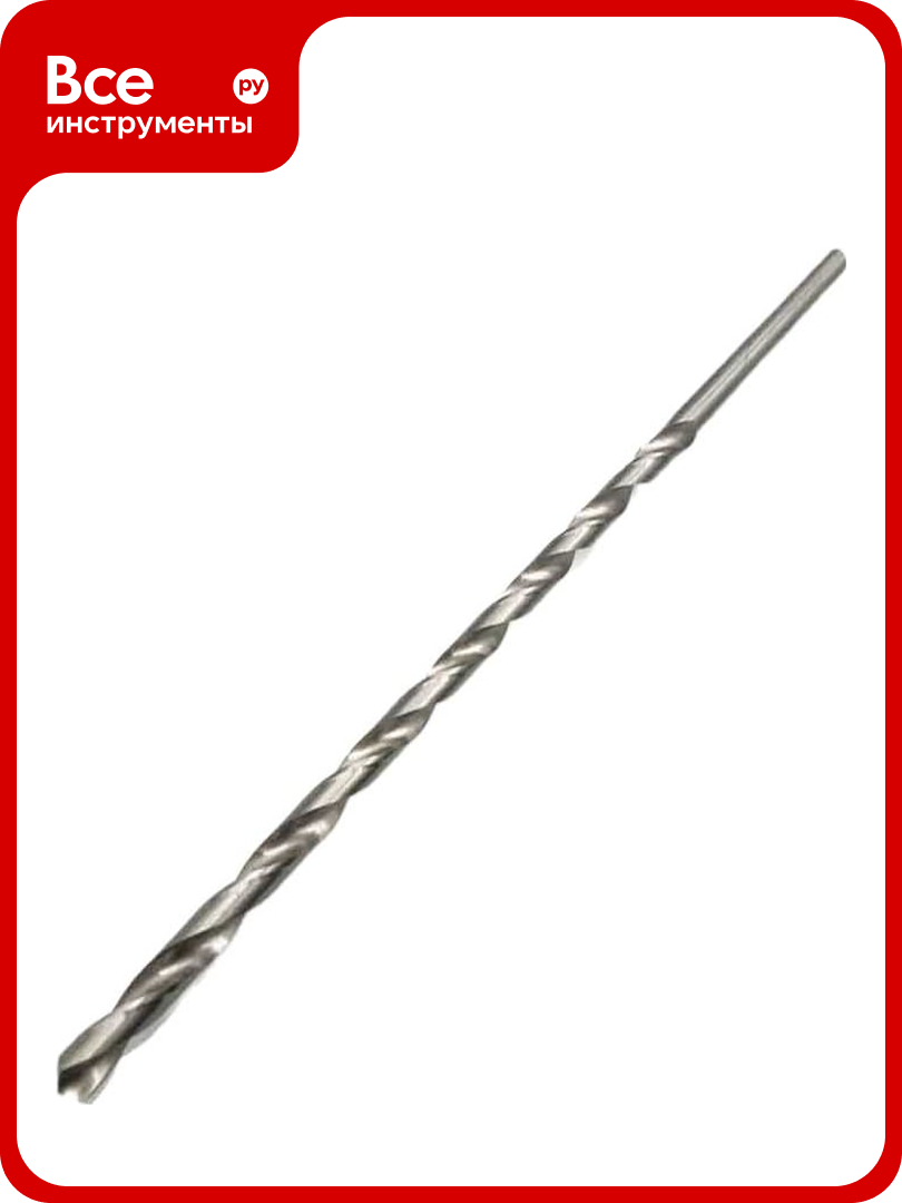 Длинное сверло по металлу/дереву 3х300 мм Genler 25074