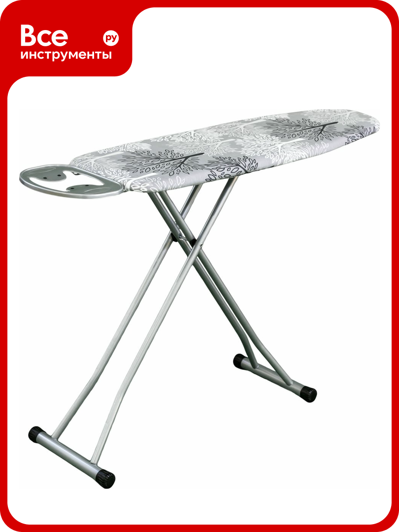 Доска гладильная серая Элона Лайт (без розетки) Perilla 214438