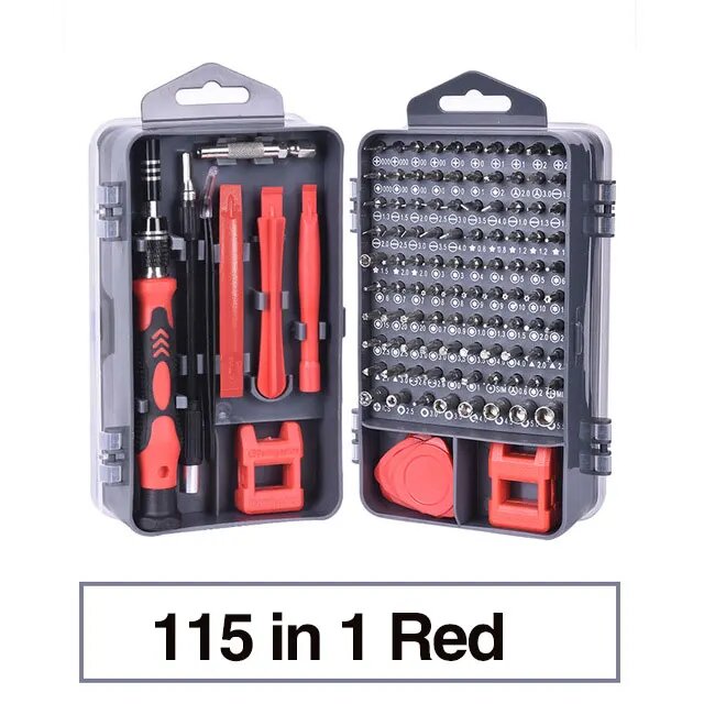 Набор отверток 115 в 1 Red