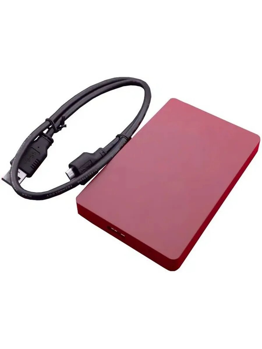 2.5" Внешний бокс HDD-T292M-RR бордовый - USB 3.0 Type-A
